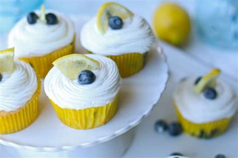 Gluten Free Lemon Blueberry Cupcakes The Seaside Baker