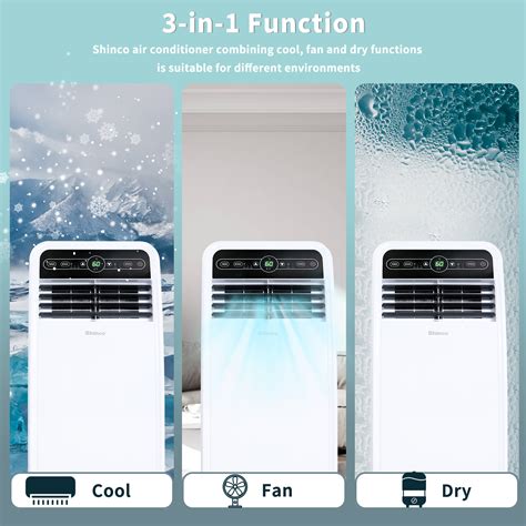 Shinco Spf1 08c 8 000 Btu Portable Air Conditioner Us Shinco