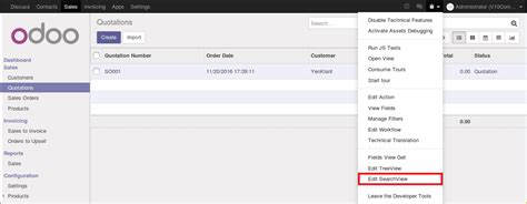 adding fields to quick search views odoo tutorials