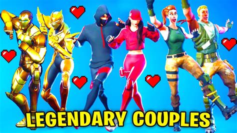 Legendary Fortnite Couple Skins With Best Dances And Emotes Tony Stark