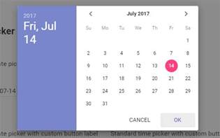 date time pickers for angular material angular script