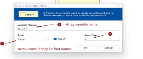 arrays in flowgorithm flowchart