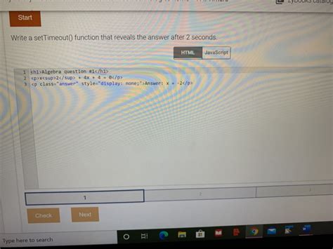 solved yuuuh atau start write a settimeout function that