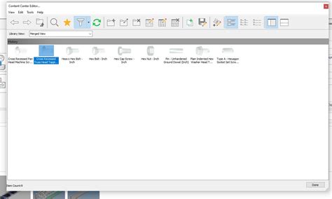 solved categories not visible in content center editor autodesk