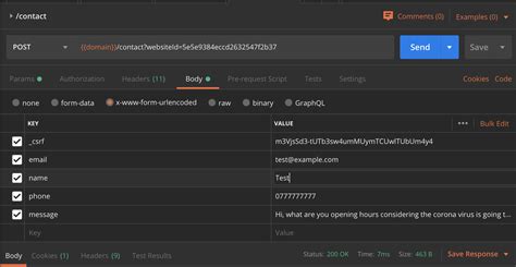 javascript express js csurf working in postman but not react js