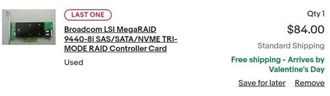Nothing Says I Love You Quite Like The Broadcom Lsi Megaraid 9440 8i