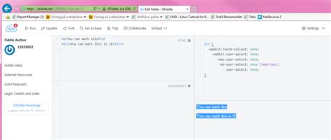 html ms user select none bugged in ie11 stack overflow