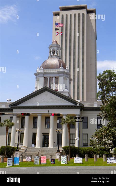 Tallahassee Florida Florida State Capitol Historic Old Capitol Stock