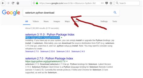 python language bindings for selenium