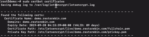 setup letsencrypt for nginx using certbot for free ssl