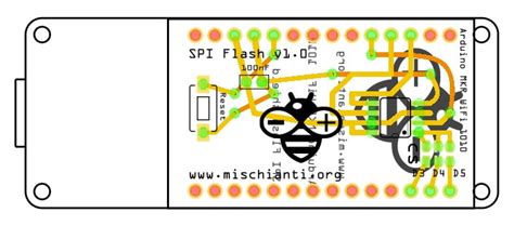arduino mkr wifi 1010 spi flash memory shield share project pcbway