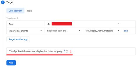 android firebase target users based on the imported segments stack