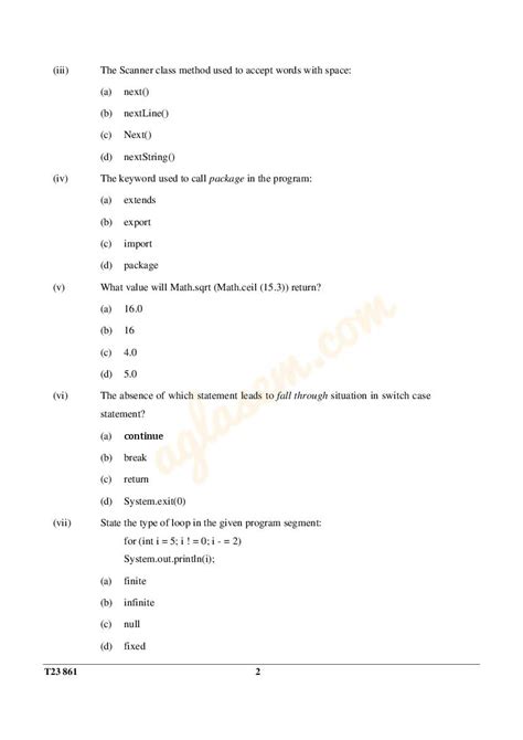 Icse Class 10 Computer Application Question Paper 2023 Pdf Class 10