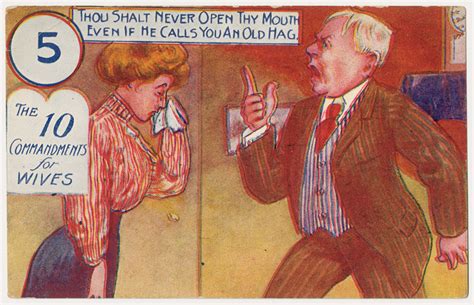anti suffrage postcards the 10 commandments for wives