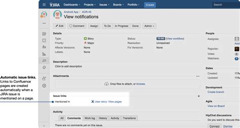 link jira issues to confluence pages automatically