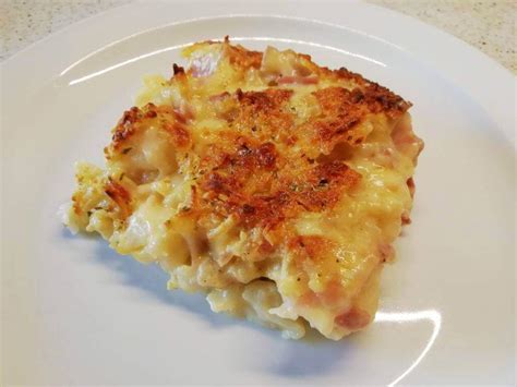 Coliflor Gratinada Al Horno Con Bechamel Bacon Y Queso