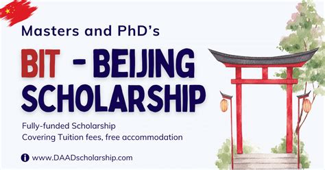 Beijing Institute Of Technology Bit Csc Scholarships 2024 Daad