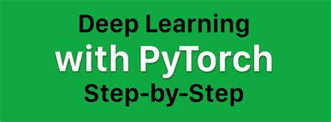 deep learning with pytorch step by step volume ii computer vision