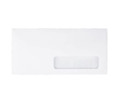 10 Right Window Business Envelopes With A Gummed Closure For Standard