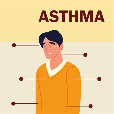 Asthma Illustration 181635 Vector Art At Vecteezy