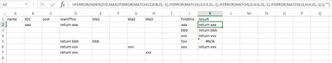 excel how can i lookup data from one column when the value i m