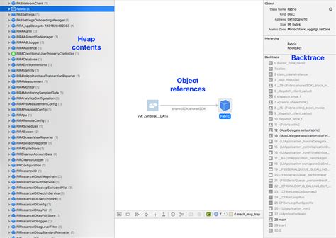 ios — identifying memory leaks using the xcode memory graph debugger