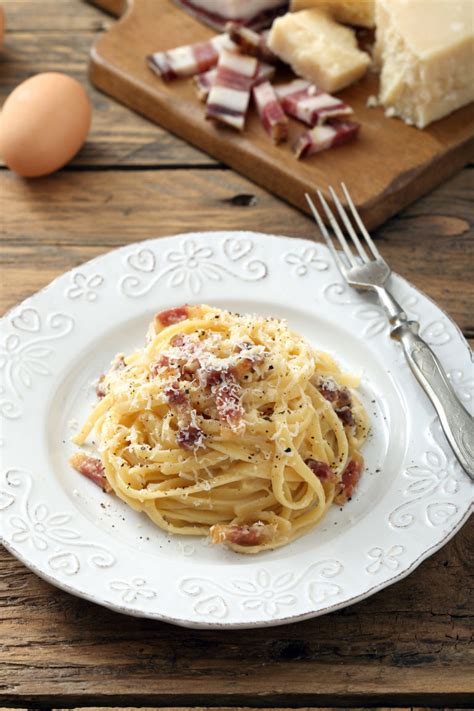 Pâtes Carbonara La Vraie Recette Comme En Italie