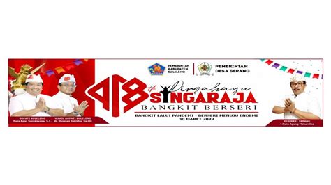 Hut Kota Singaraja Yang Ke 418 Website Desa Sepang