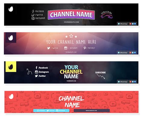 41 Template Banner Youtube Dengan Desain Kreatif