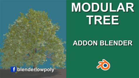 blender modular tree addon youtube