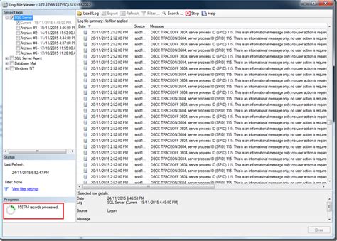 analyzing sql server error logs agent logs using t sql