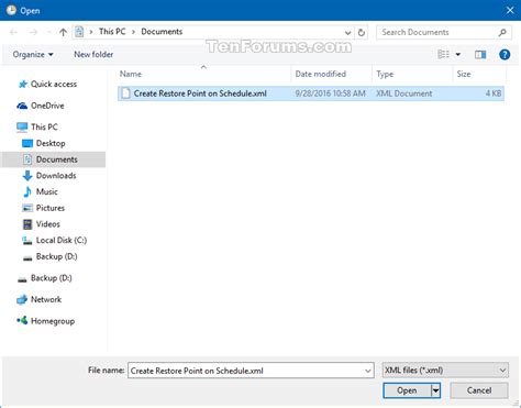 import task to task scheduler in windows tutorials