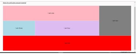 angular material grid how grid works in angular material with example