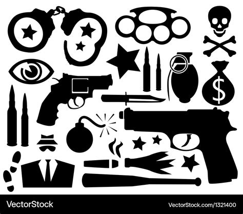 Crime Royalty Free Vector Image Vectorstock