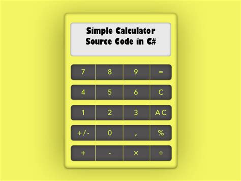 c calculator source code 2019 complete project