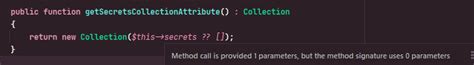 laravel debugbar package breaks collection constructor parameter