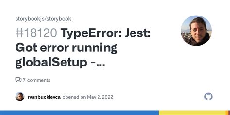 typeerror jest got error running globalsetup [root] node modules