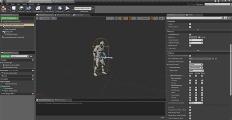 character class blueprint collision problems world creation epic