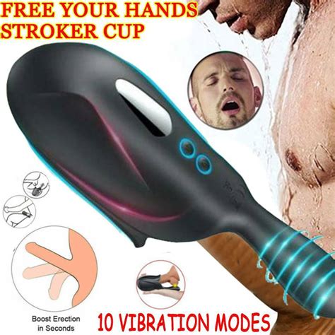 male automatic training masturbator electric pump sex toys for men use