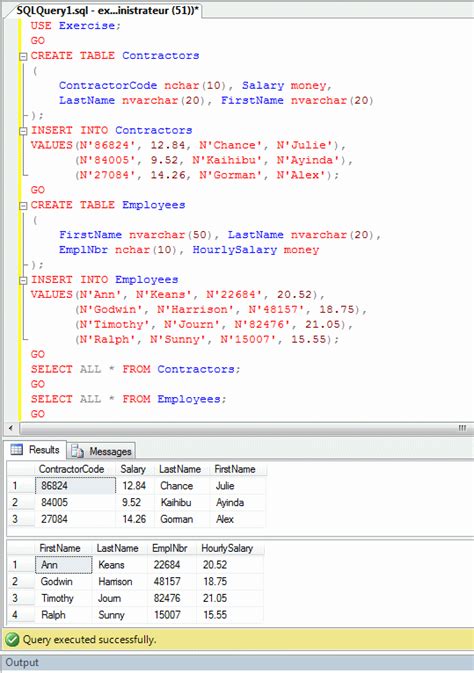 microsoft sql server lesson 28 uniting copying and or merging records