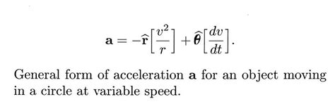 radial and tangential acceleration