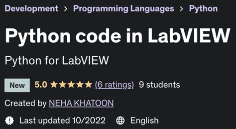 udemy קוד python ב labview 2022 9