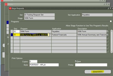 oracle application s blog how to pass request id in