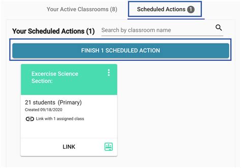 execute scheduled actions help center