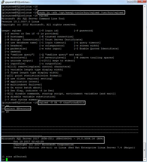getting started with sql server 2017 on linux in the azure portal