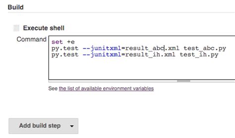new jenkins sh command