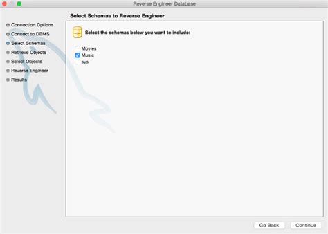 reverse engineer a database in mysql workbench 5 database guide