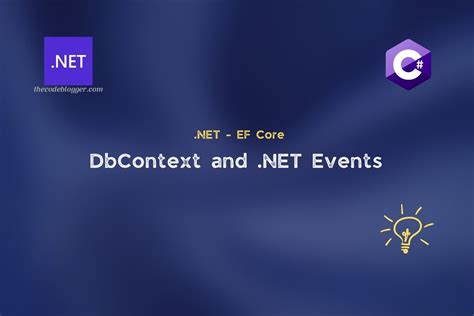 the code blogger how to use evens provided by ef core