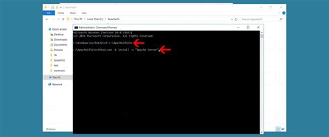 how to install apache for windows