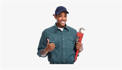 Plumber Black Man Plumber 378x414 Png Download Pngkit